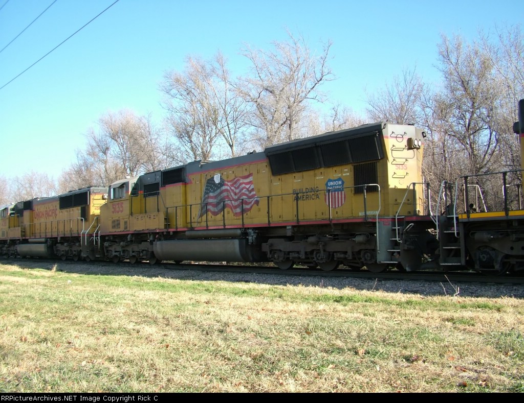 UP 5135 Is #2 On Set Switching The Yard